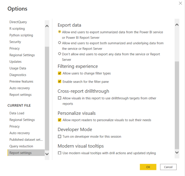 Power BI Self Service Feature Enablement - Tridant