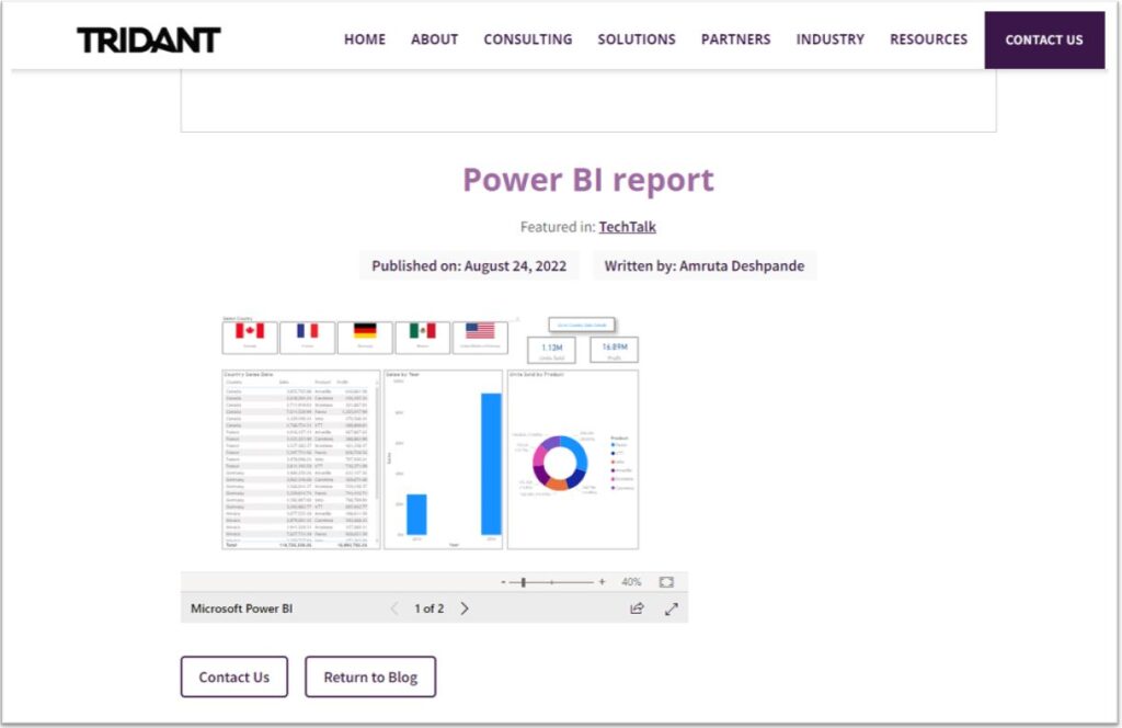 How to create effective reports in Microsoft Power BI